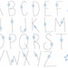 ABC 7 Cm Letters Star Embroidery File - Etsy