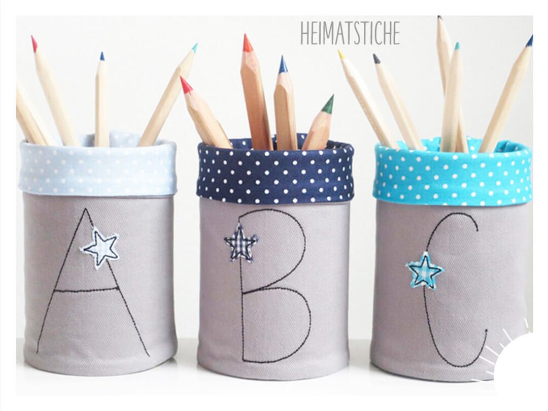 ABC 7 Cm Letters Star Embroidery File - Etsy