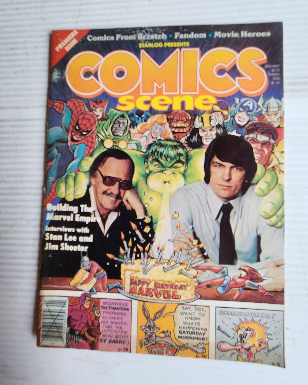 Starlog Presents Comics Scene Magazine No. 1 Vol. 1 January 1981 ...