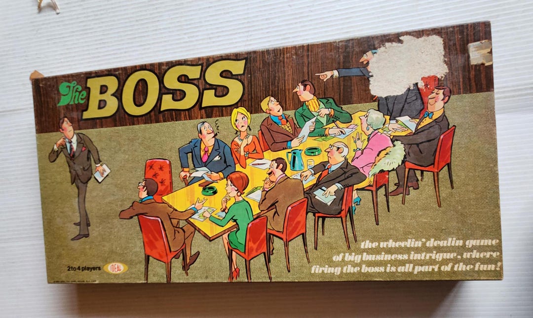 The Boss Game Ideal Board Game 1972 Complete - Etsy