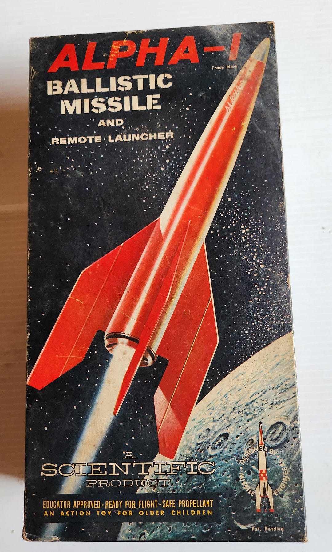 Vintage Alpha-1 Ballistic Missile & Remote Launcher Kit - Etsy