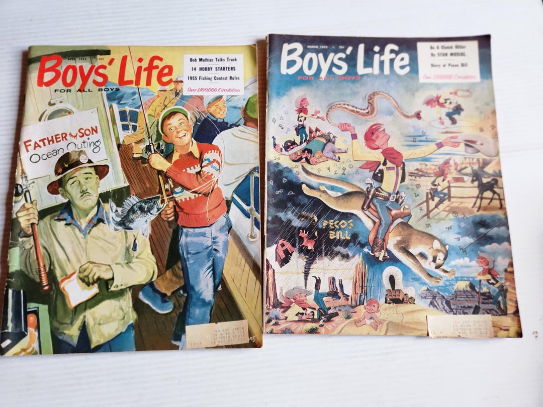 Vintage Boys' Life Magazines March and April 1955 - Etsy