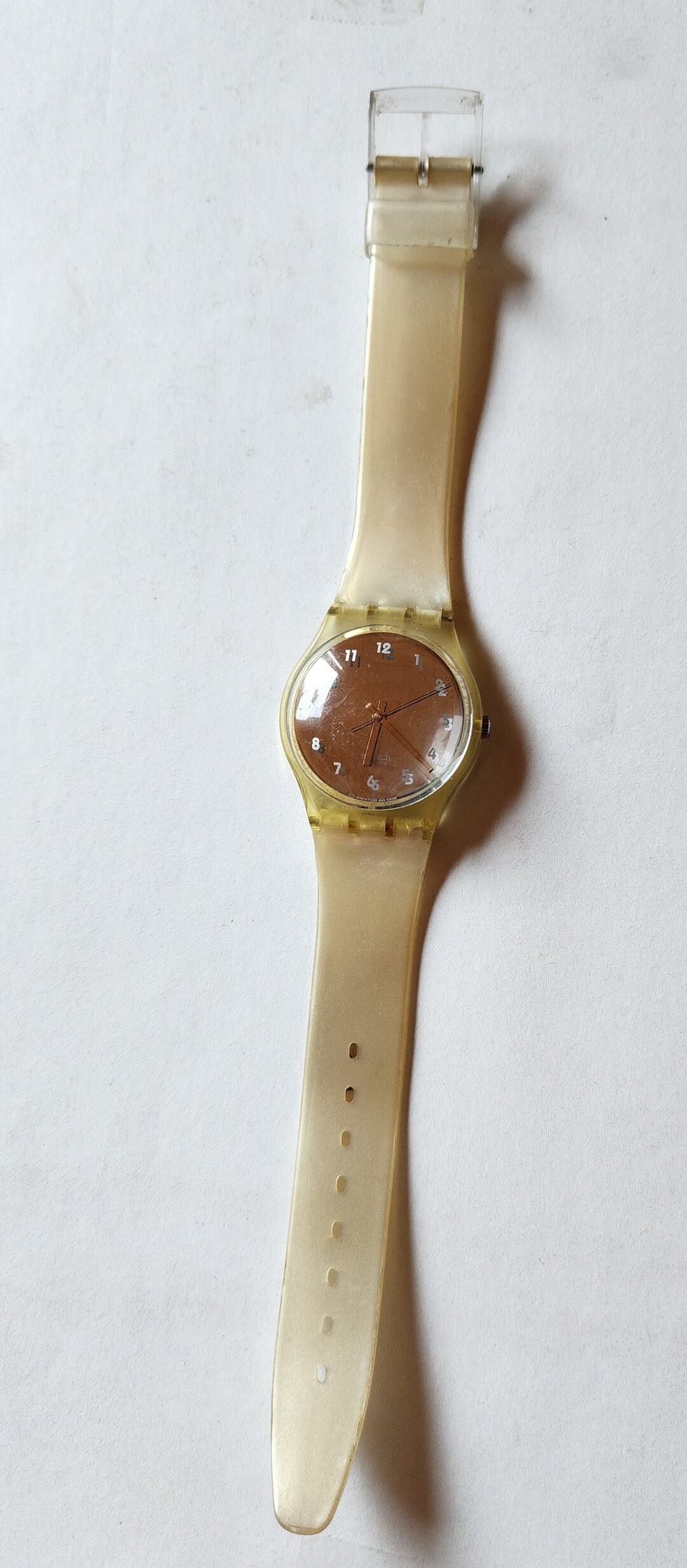 Swiss Swatch Mirrored Wristwatch With Silver Band - Etsy