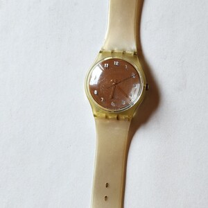 Swiss Swatch Mirrored Wristwatch With Silver Band - Etsy