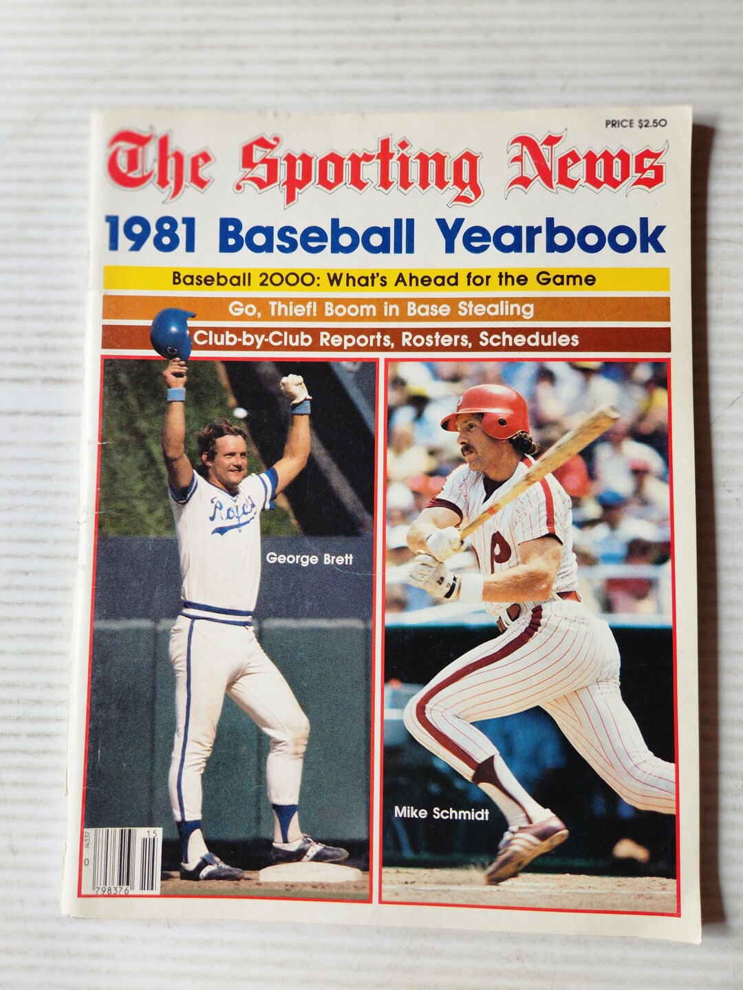 1981 Baseball Yearbook the Sporting News George Brett - Etsy