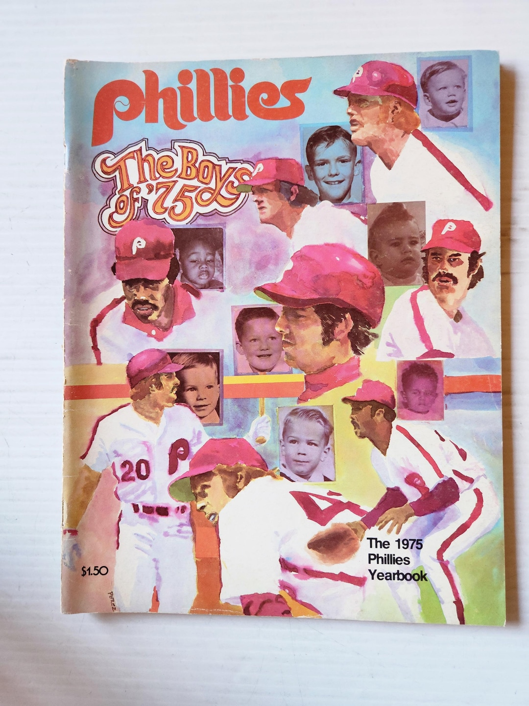 1975 Philadelphia Phillies Official Yearbook Greg Luzinski Steve ...