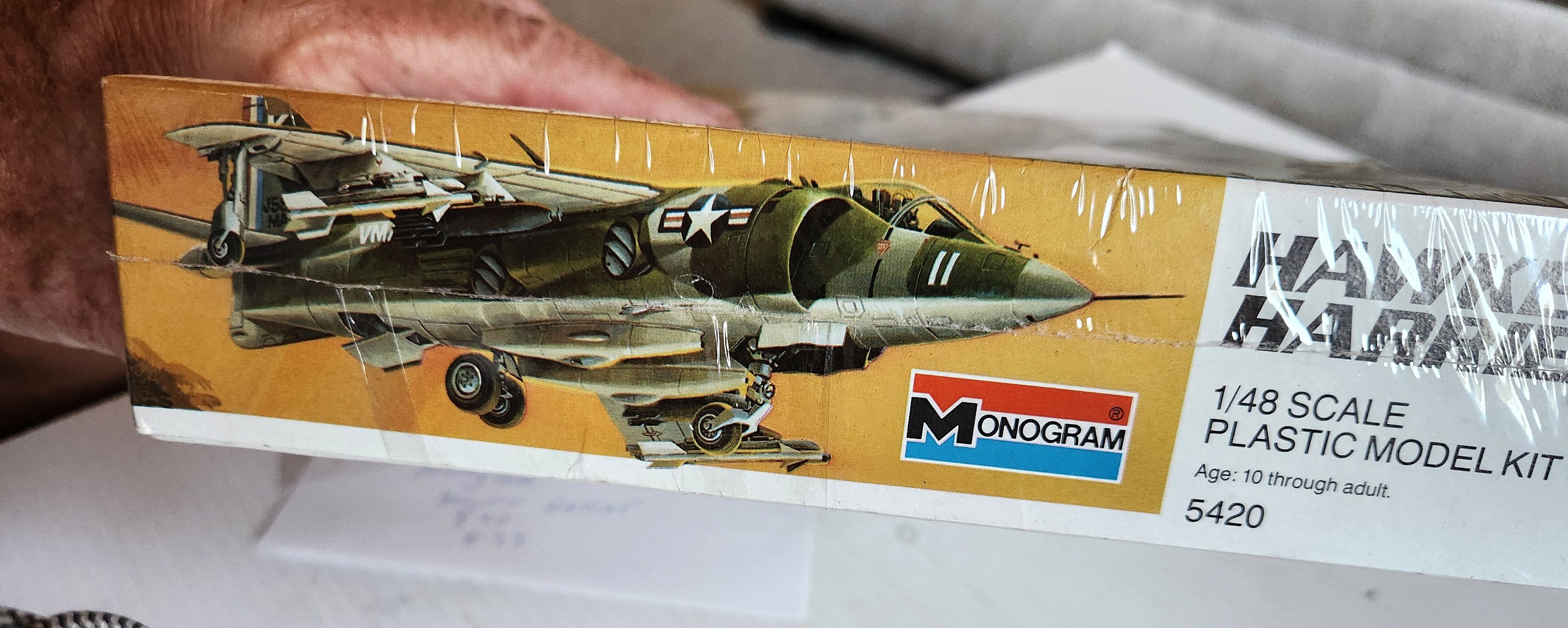 Monogram Hawker Harrier 1/48 Scale Plastic Model Kit 1981 - Etsy