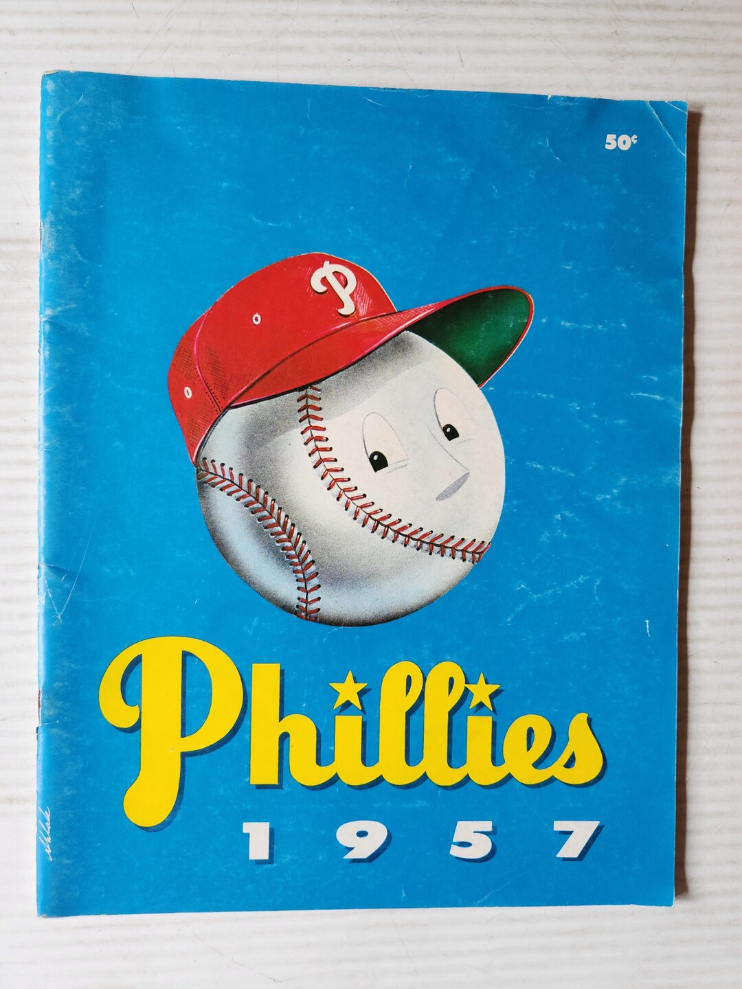 1957 Philadelphia Phillies Yearbook Richie Ashburn Robin Roberts - Etsy