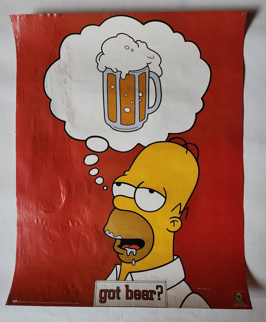 Homer Simpson got Beer Poster - Etsy