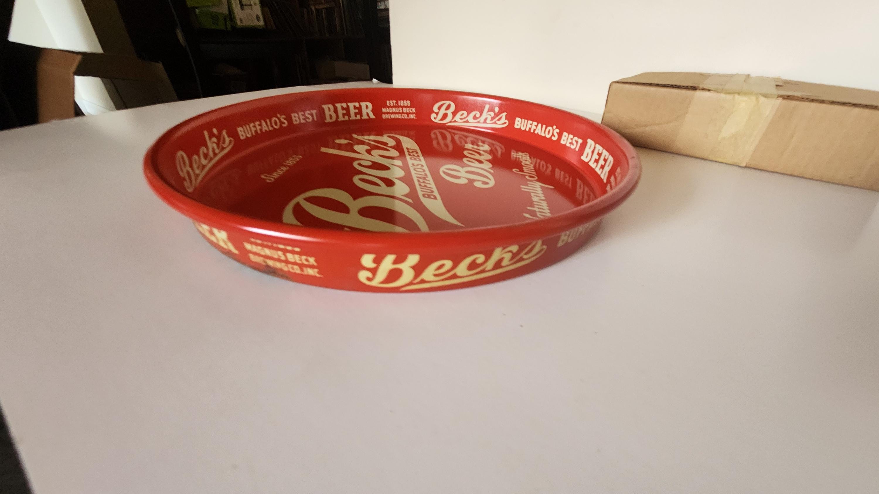 Beck's Buffalo's Best Beer Metal Beer Tray - Etsy