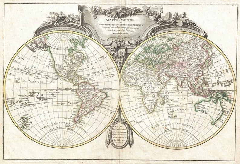 80 Old Rare Antique World Maps in High Resolution (300dpi) Instant ...