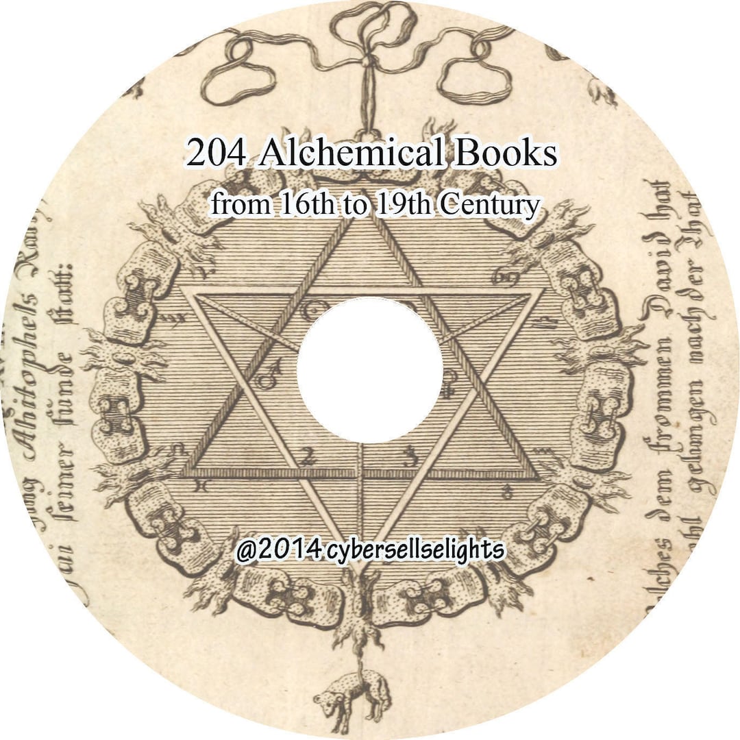 Alchemy Library: 204 Books, 16th-19th Century (PDF Download) - Etsy