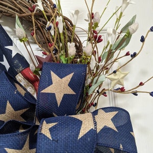 Patriotic Wreath Memorial Day Wreath Veterans Wreath - Etsy