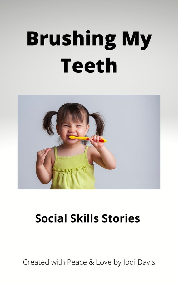 Brushing My Teeth: Social Skills Story | Etsy
