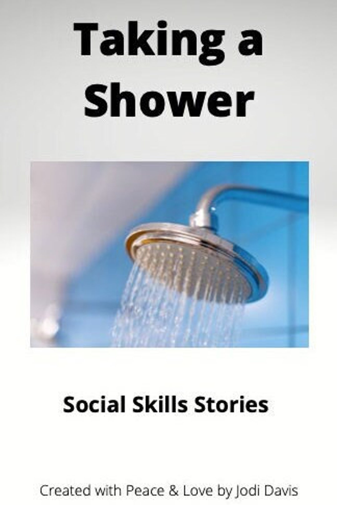 Taking a Shower: Social Skills Story - Etsy