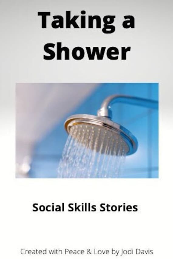 Taking a Shower: Social Skills Story | Etsy