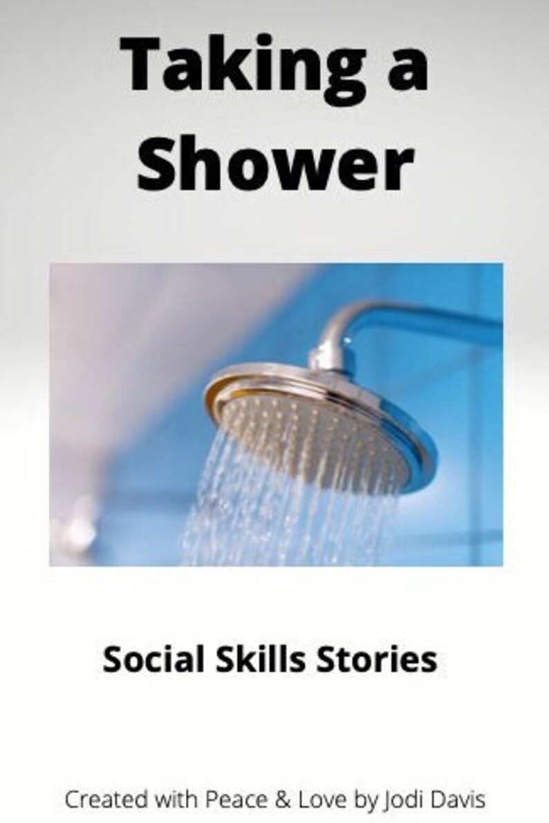 Taking a Shower: Social Skills Story - Etsy