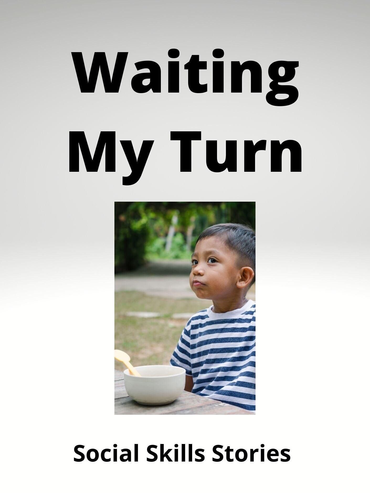 Waiting My Turn: Social Skills Story - Etsy