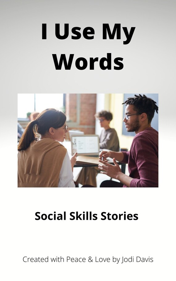 I Use My Words: Social Skills Story - Etsy