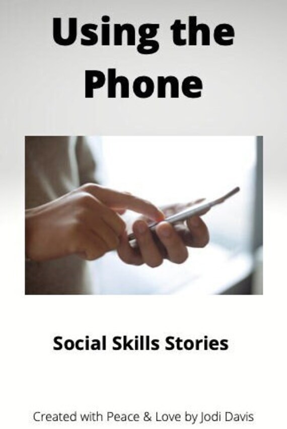Using the Phone: Social Skills Story - Etsy
