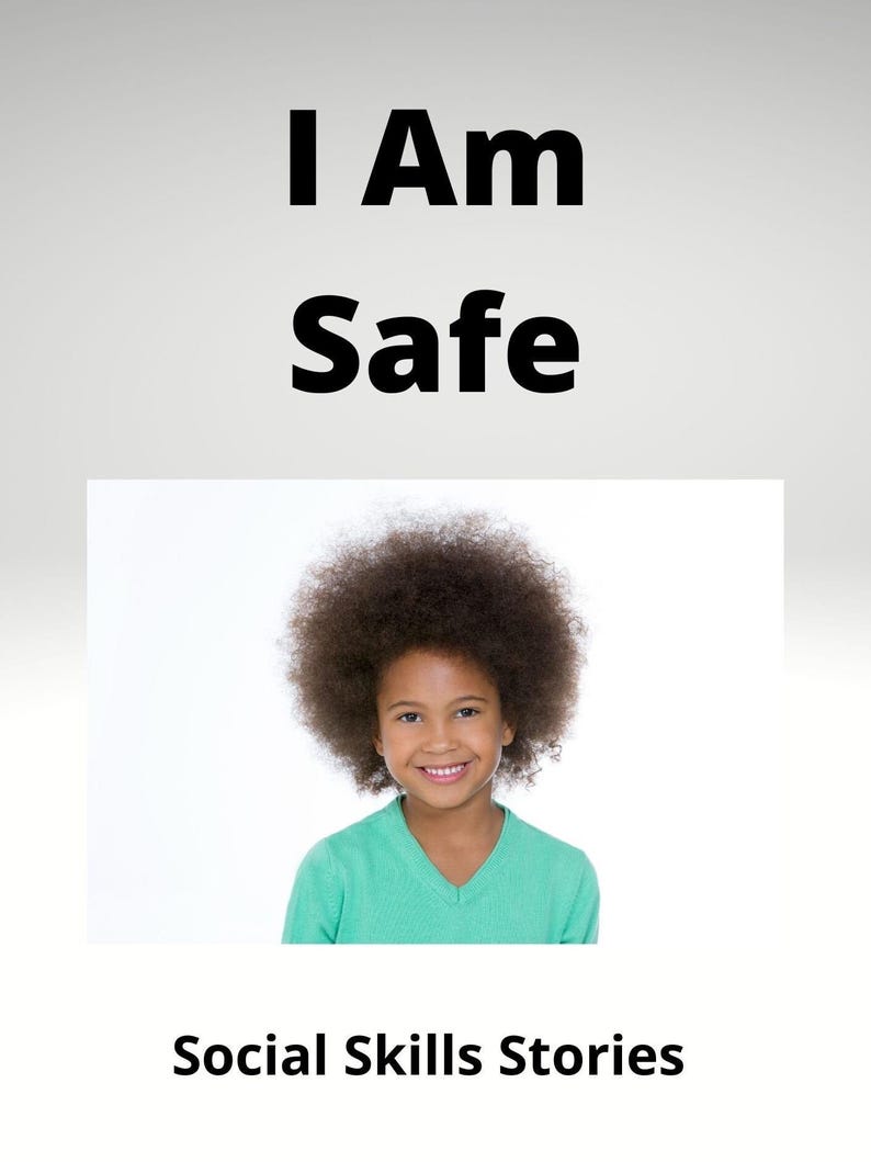 I Am Safe: Social Skills Story - Etsy