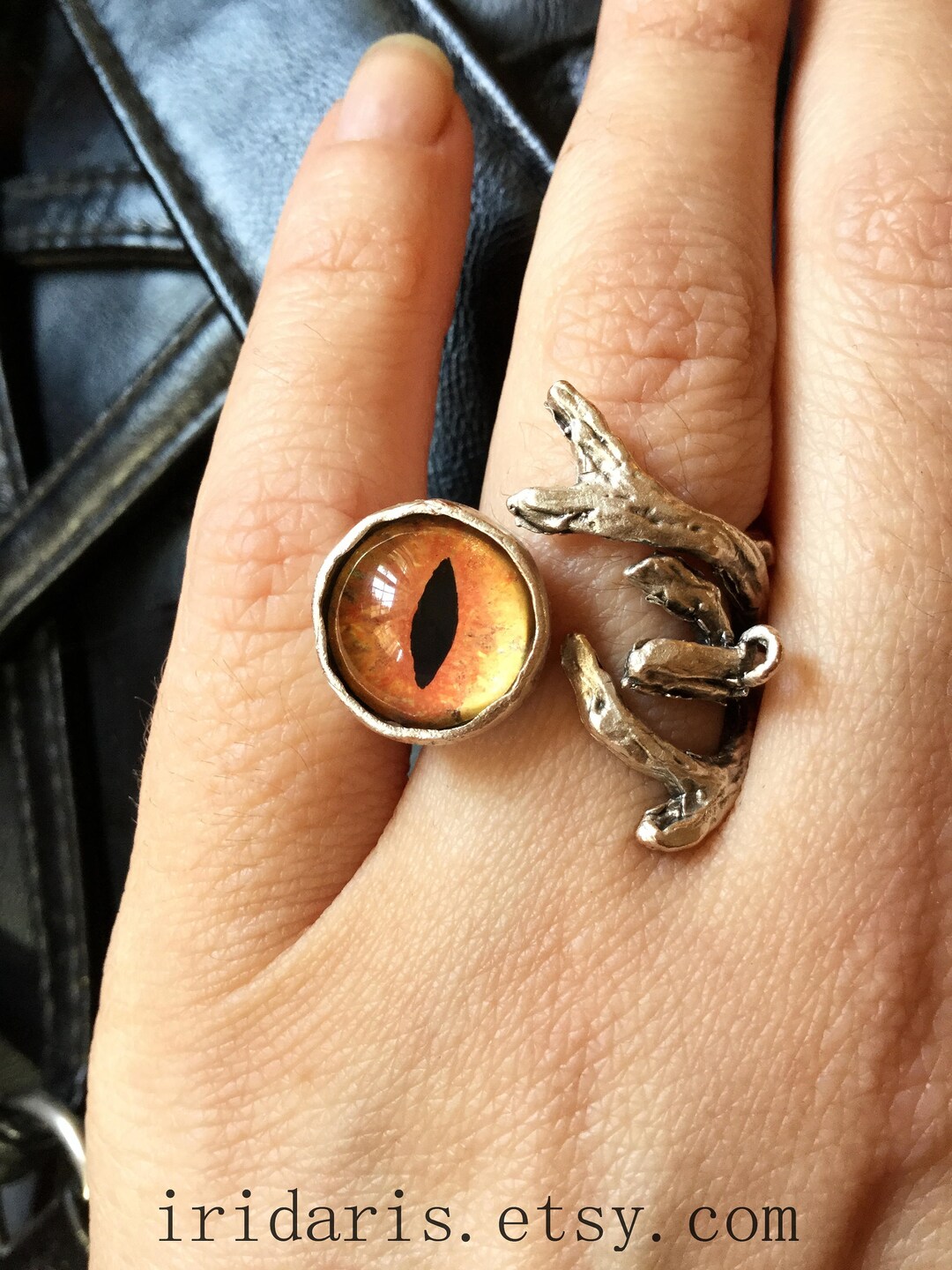 Hand-painted Red Fox Glow in the Dark Tree Ring - Etsy