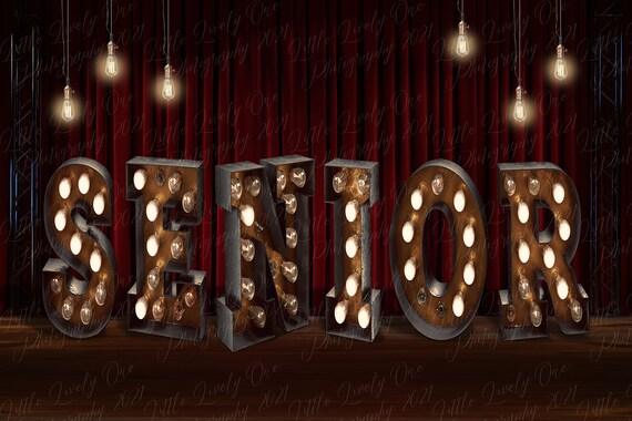 Digital Background Senior Photo Background Red Curtain - Etsy