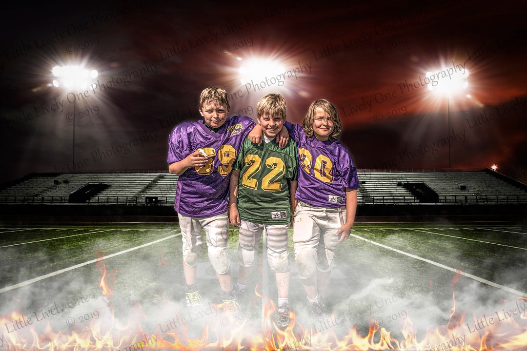 Football Background Bundle*football Team Photo*digital Backdrop*sports ...