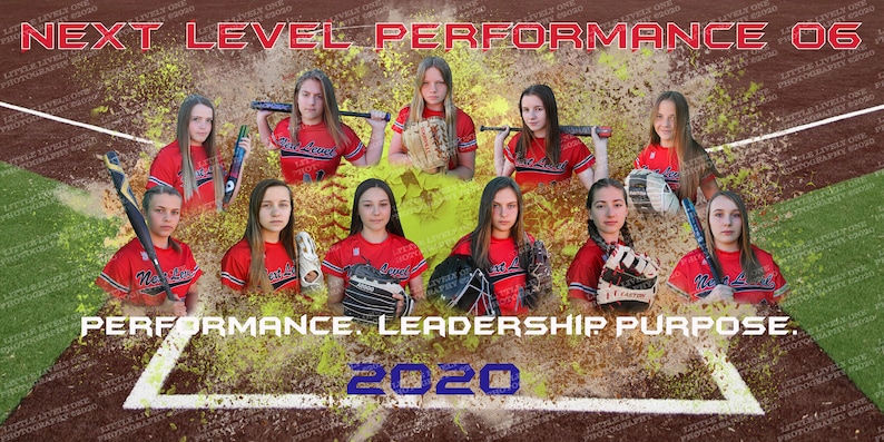 Softball Team Photosoftball Team Bannerdigital Backdropsports ...