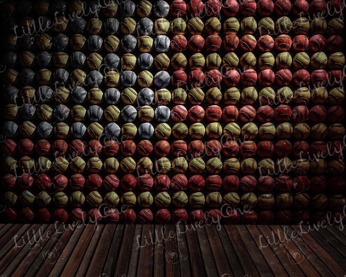 Digital Background, Digital Backdrop, Sports Background, Softball ...