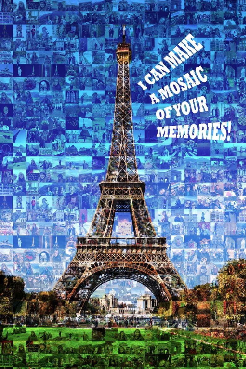 Mosaic collage mosaic photo photo collage photo editing | Etsy