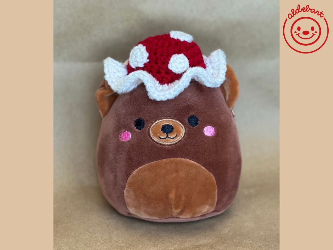 Mini Mushroom Crocheted Hat | Cute Mush Bucket Hat for Squishmallows ...