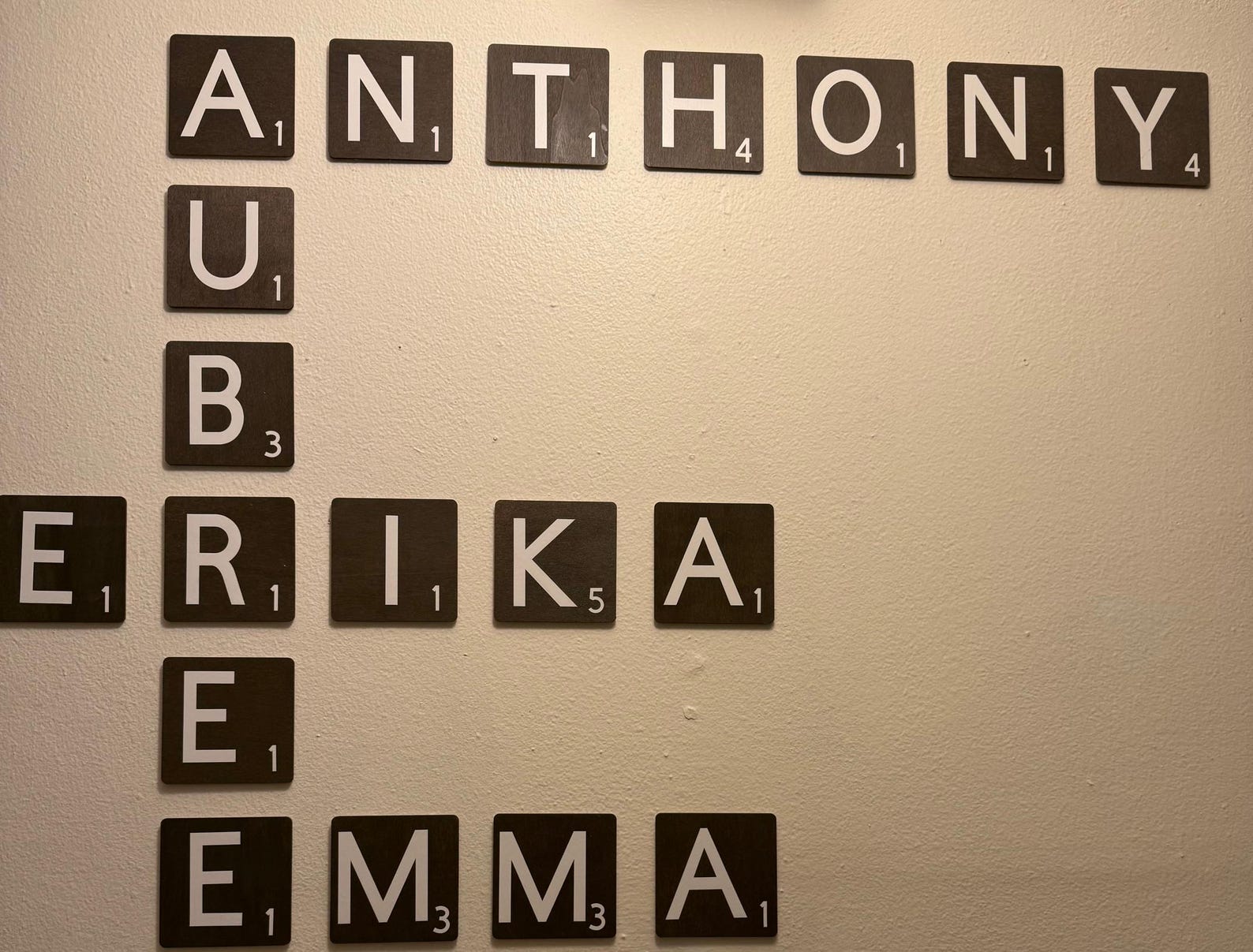4x4 Inch Large Scrabble Tiles Wall Art Letters Personalized - Etsy