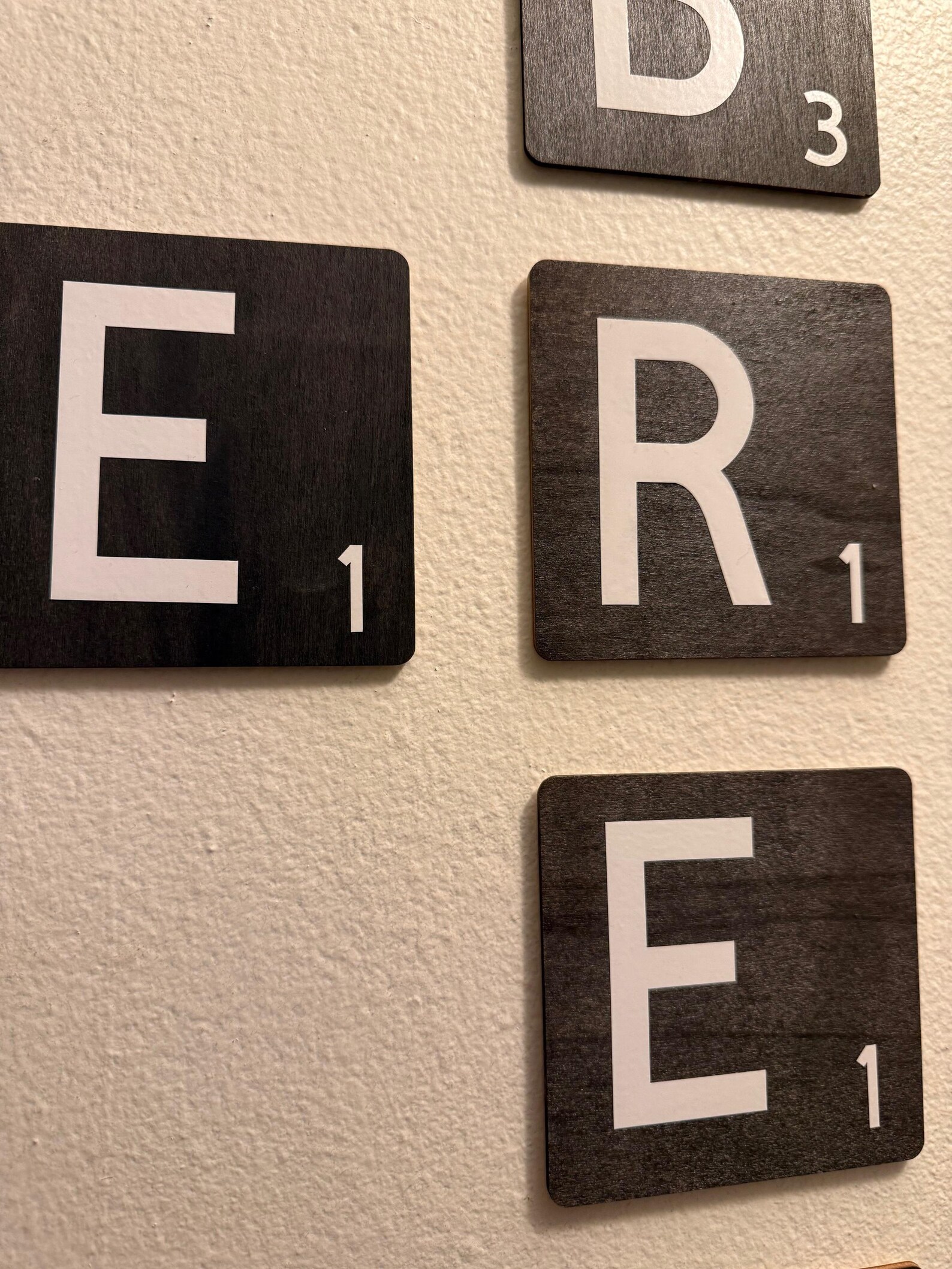 4x4 Inch Large Scrabble Tiles Wall Art Letters Personalized - Etsy