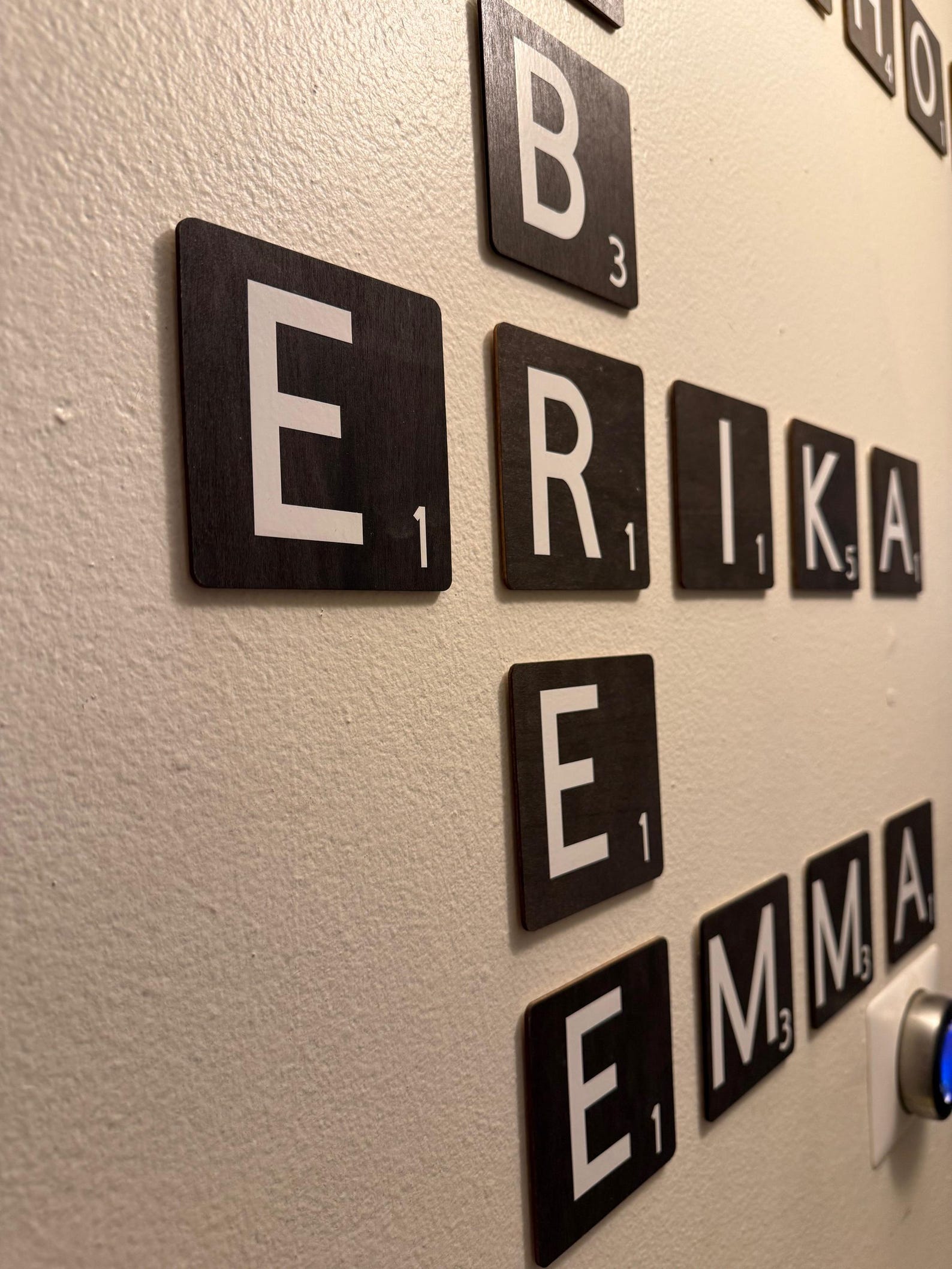 4x4 Inch Large Scrabble Tiles Wall Art Letters Personalized - Etsy
