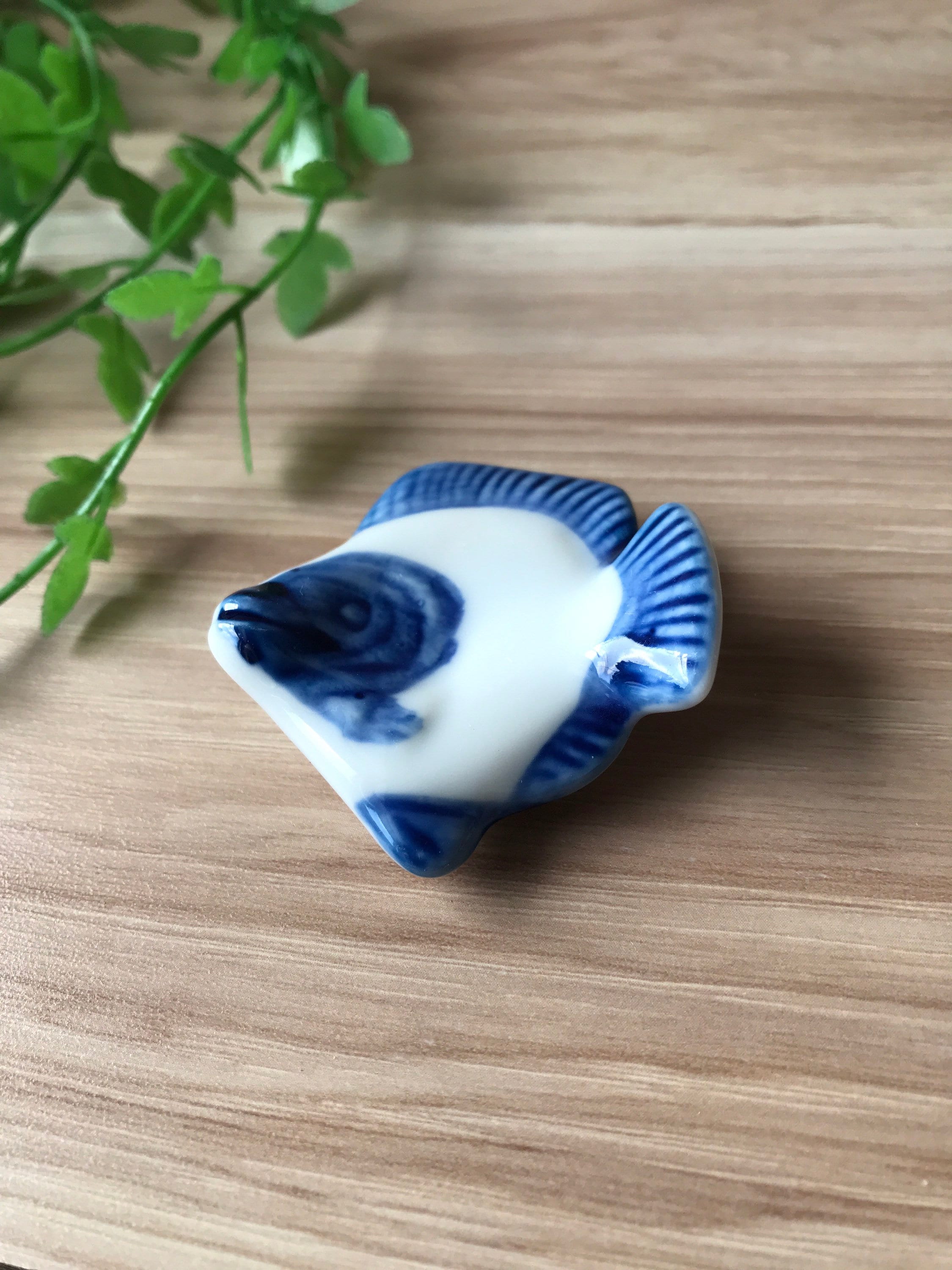 Japanese Chopstick rest Fish shaped Hashioki Tea bag holder | Etsy