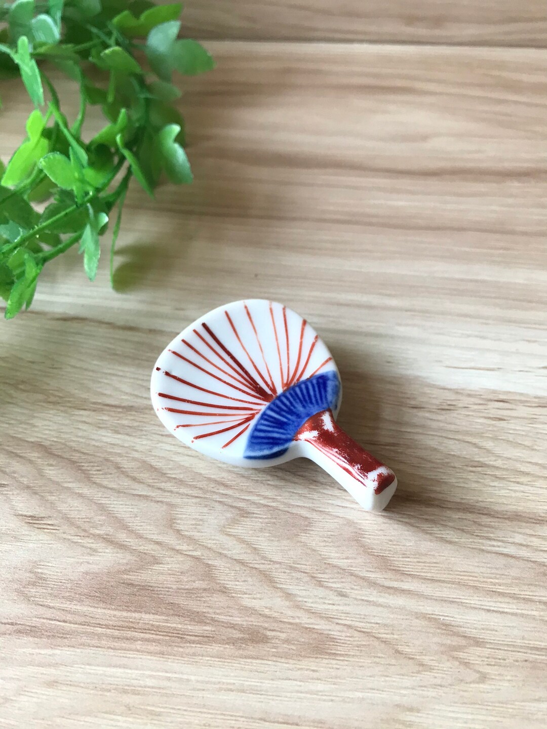 Uchiwa Round Fan Shaped Hashioki Chopstick Rest Holder Ornaments ...