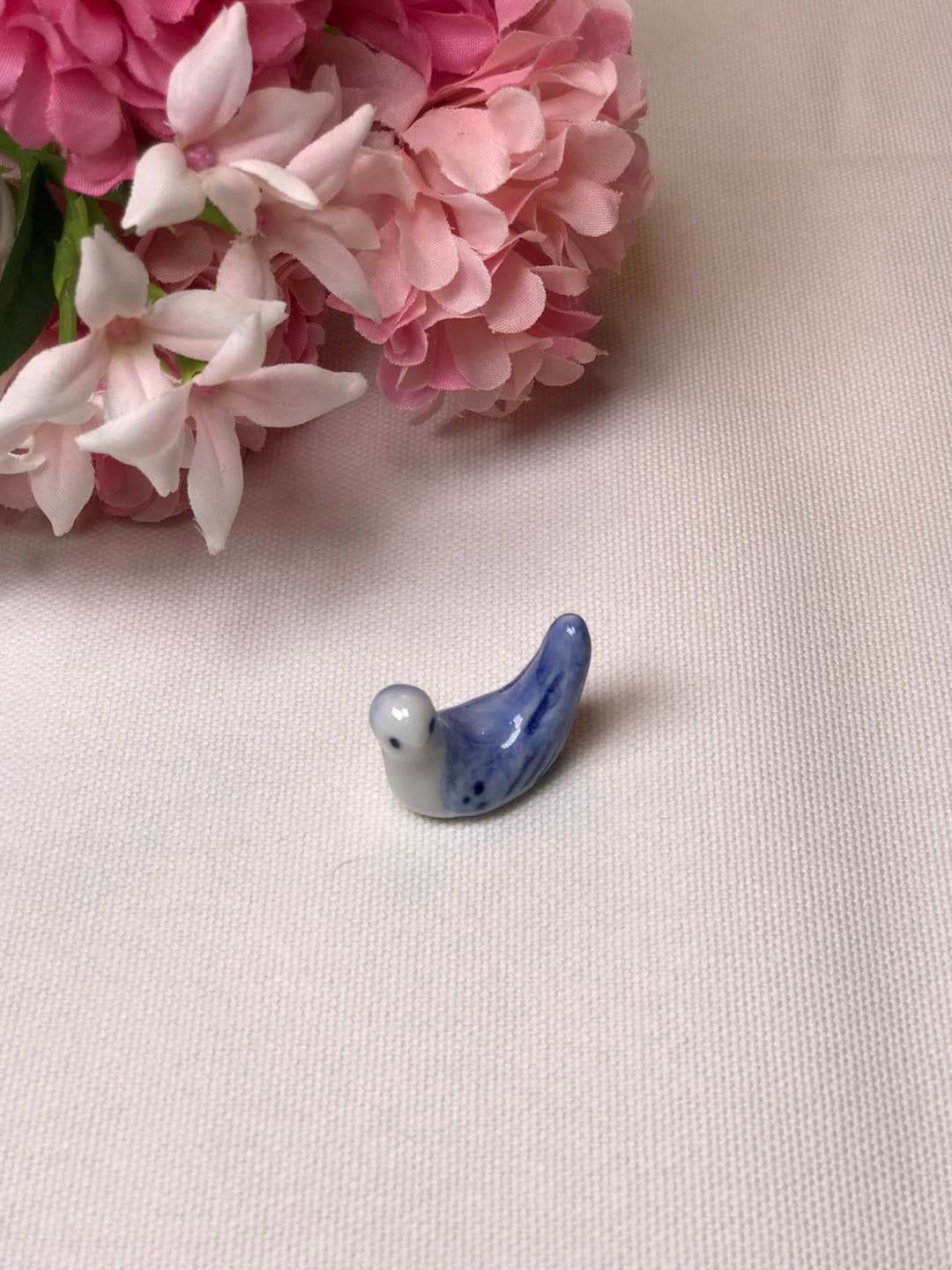 Lovely Japanese Porcelain Little Bird Shaped Chopstick Rest Hand ...