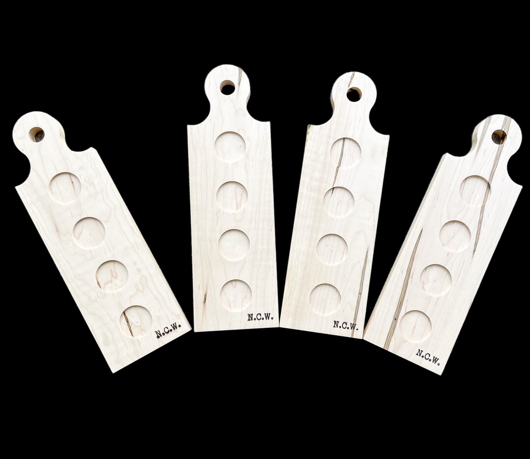 Hardwood Beer Flight Boards - Etsy