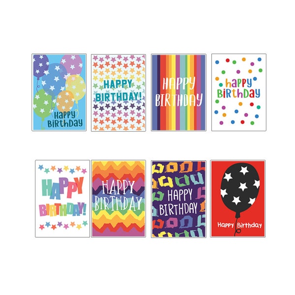 Birthday Card Pack - Etsy UK