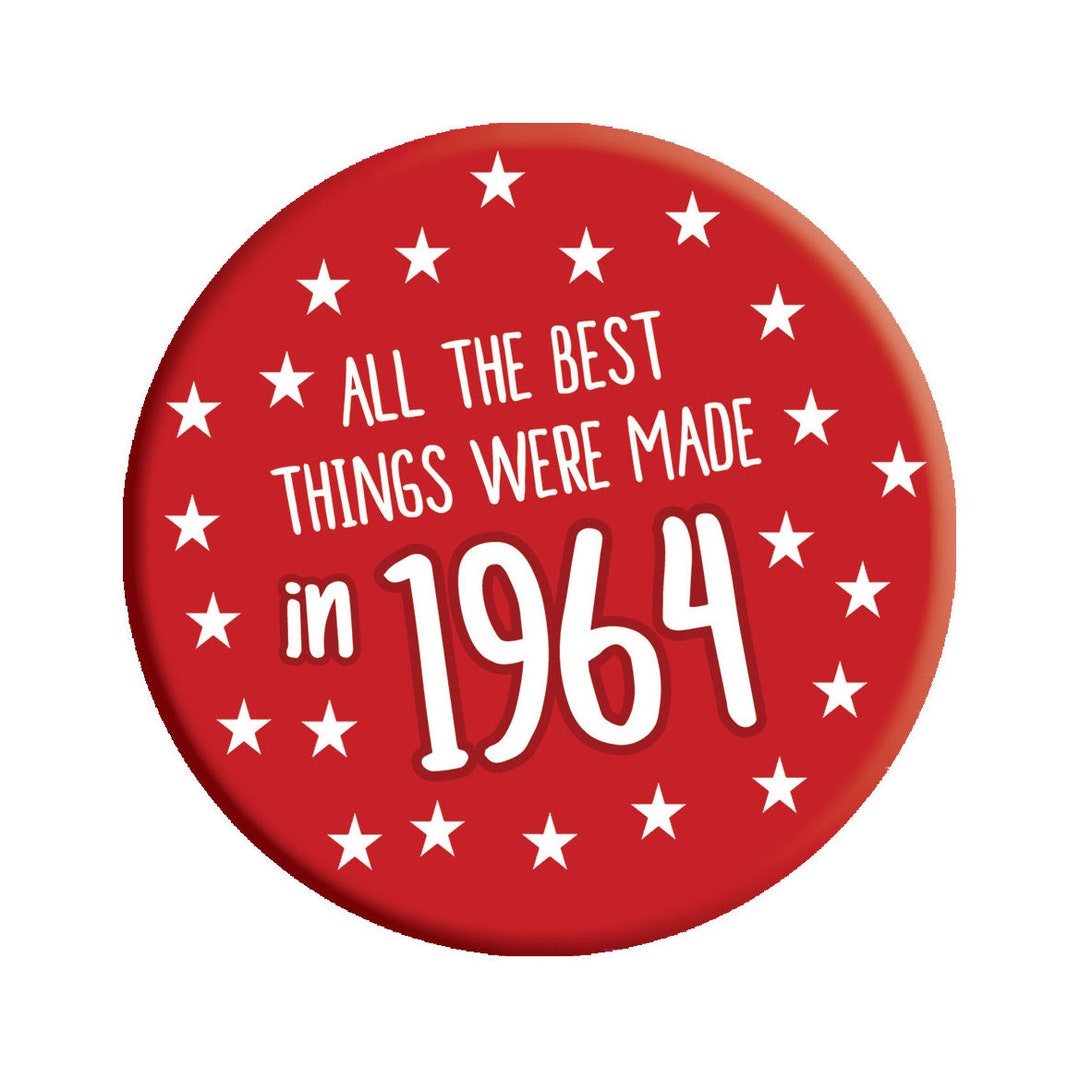 60th Birthday Gift. 60th Birthday Badge. 60th Buttons. Sixtieth Badges ...