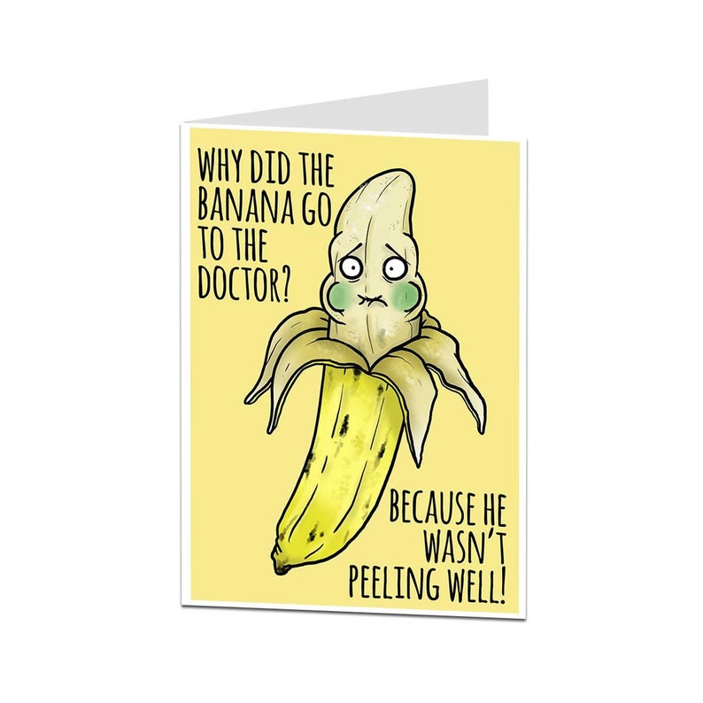 Get Well Card. Feel Better Card. Funny Get Well Soon Card. - Etsy Canada
