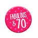 70th Birthday Gift. 70th Birthday Badge. 70th Buttons. Seventieth ...