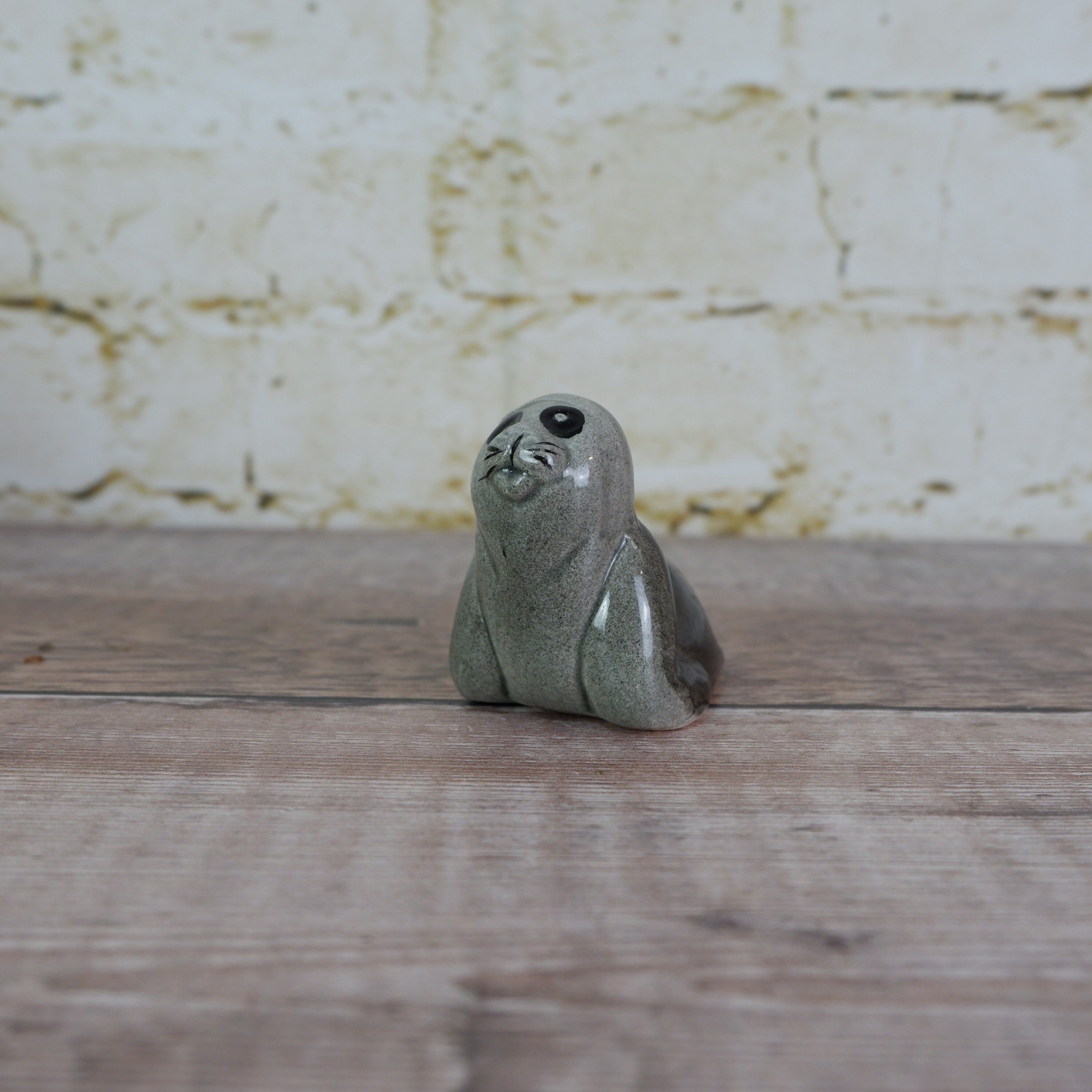 Vintage Ceramic Seal Figurine - Etsy UK