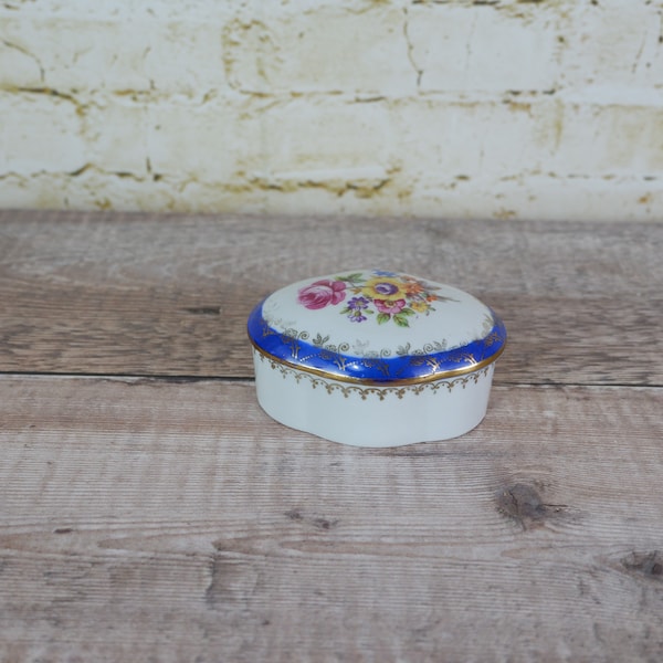 Antique German Porcelain Trinket Box - Etsy