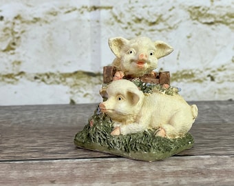 Vintage Pig Figurine | Etsy