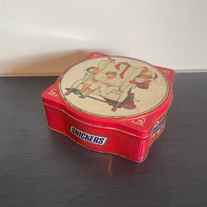 Vintage Snickers Collectible Tin - Etsy