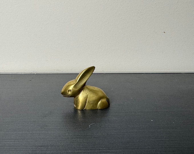 Brass Bunny Rabbit Figurine - Etsy