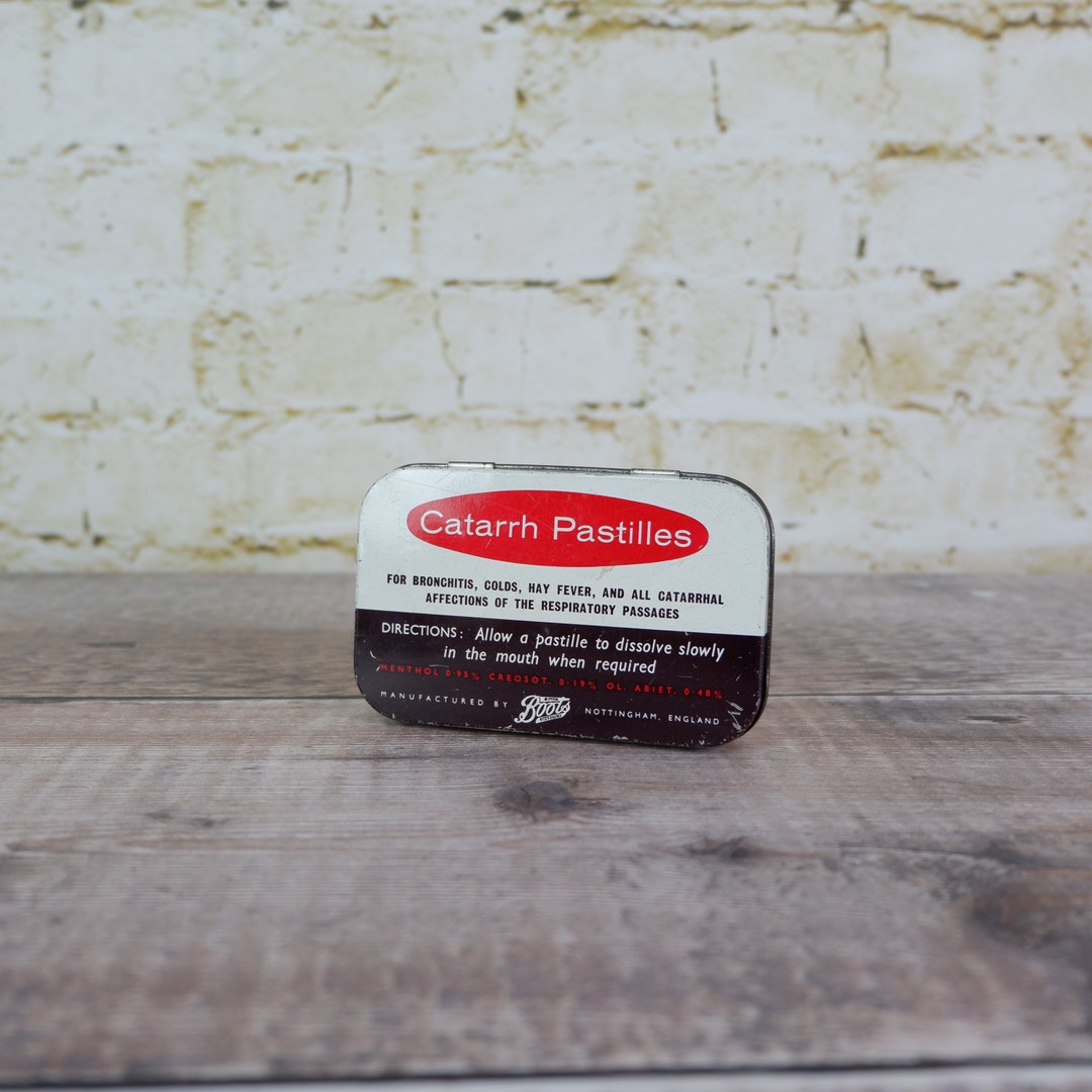 Vintage Boots Pastille Tin - Etsy