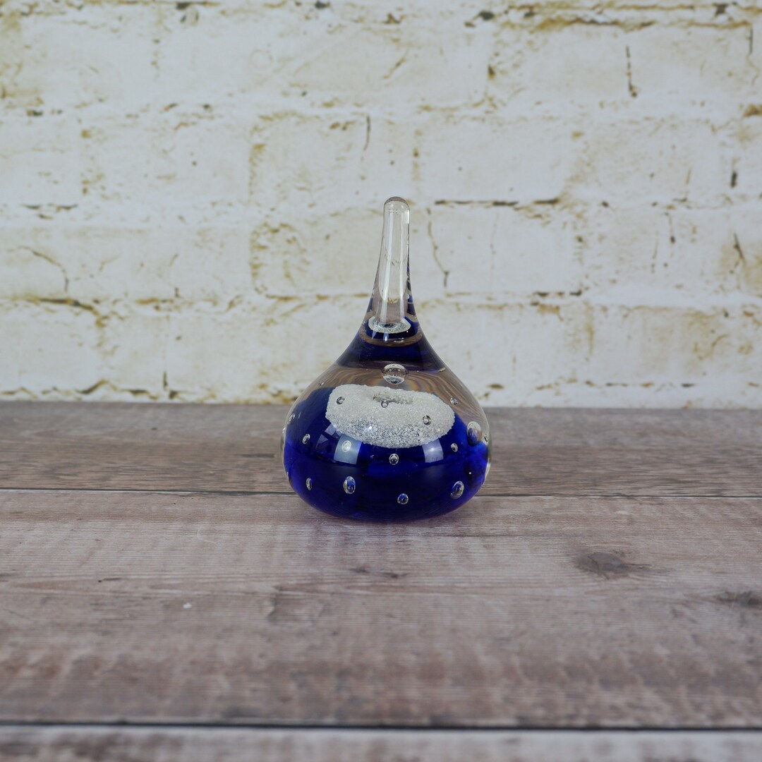 Vintage Teardrop Paperweight - Etsy